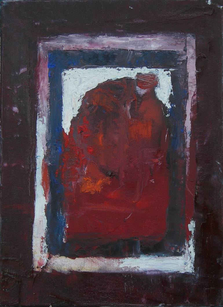 Framed Figure Painting by Ruth Rix | Saatchi Art