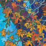 Autumn Maple Painting by Erin Hanson | Saatchi Art