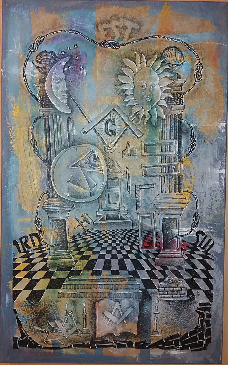 (467) icone symbolon - the apprentice Painting by mircea Valeriu deaca ...