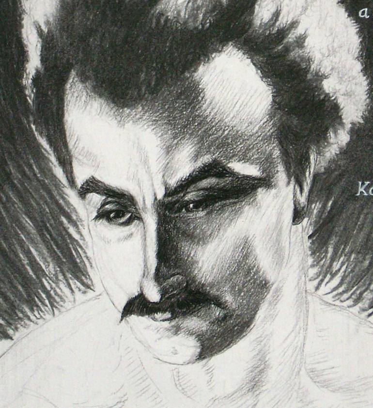 KAHLIL GIBRAN Drawing by Richard Claraval | Saatchi Art