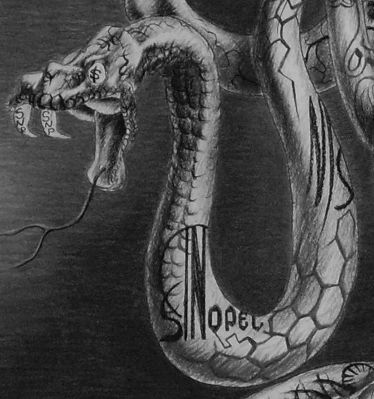 GREED Drawing by Richard Claraval | Saatchi Art