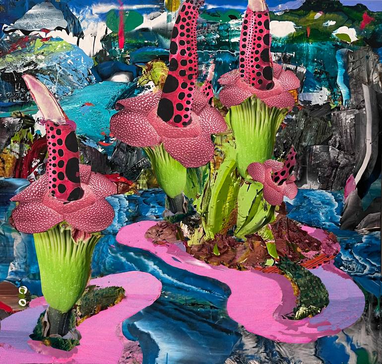 Cristo Corpse Flowers Painting by Steve Pennisi | Saatchi Art