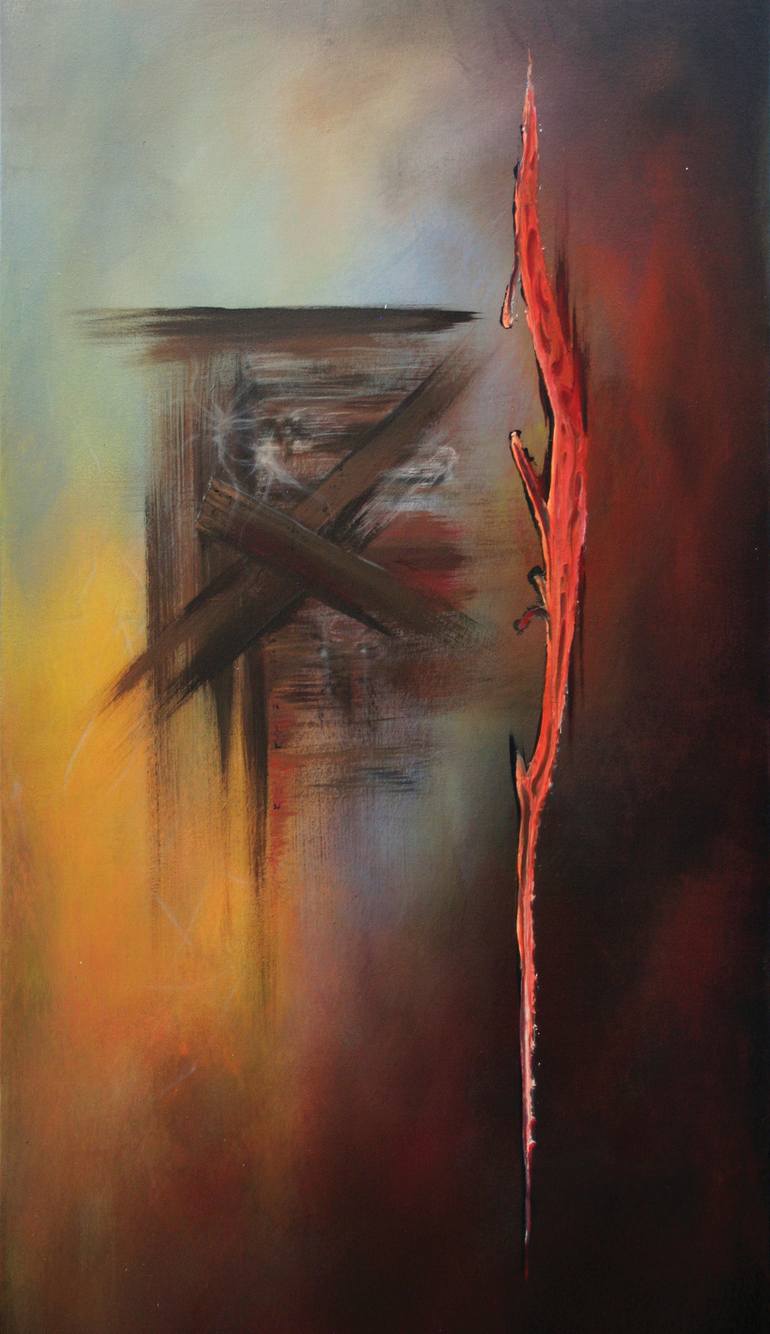 The House Next Door Painting by John Ransom | Saatchi Art