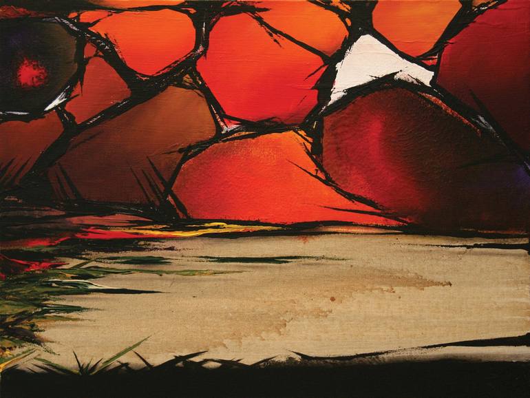 Encroaching Tide Painting by John Ransom | Saatchi Art