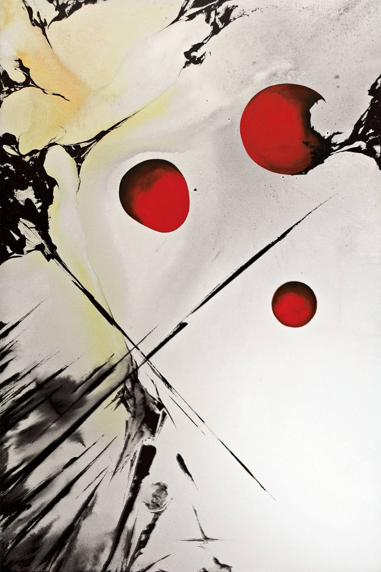 Three Red Pools Painting by John Ransom | Saatchi Art