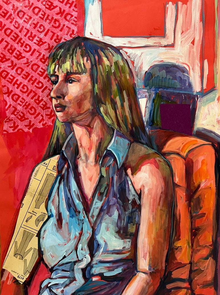 Female Study: Emily Painting by Meredith Steele | Saatchi Art