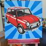 Mini Cooper Painting by Jamie Lee | Saatchi Art