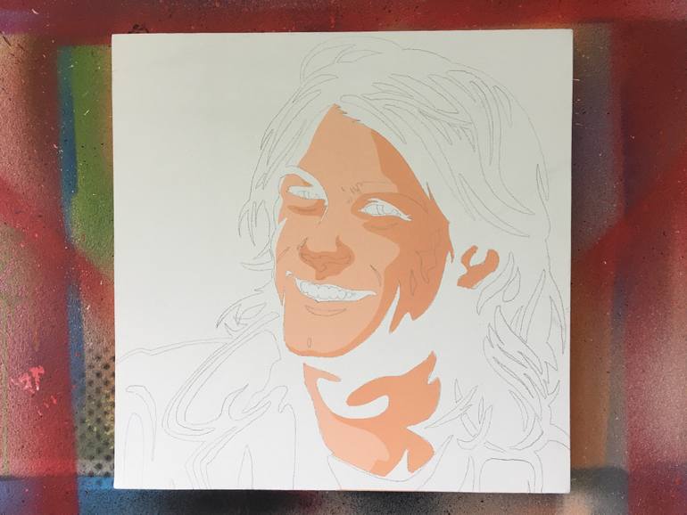 Kurt Cobain Painting by Jamie Lee | Saatchi Art