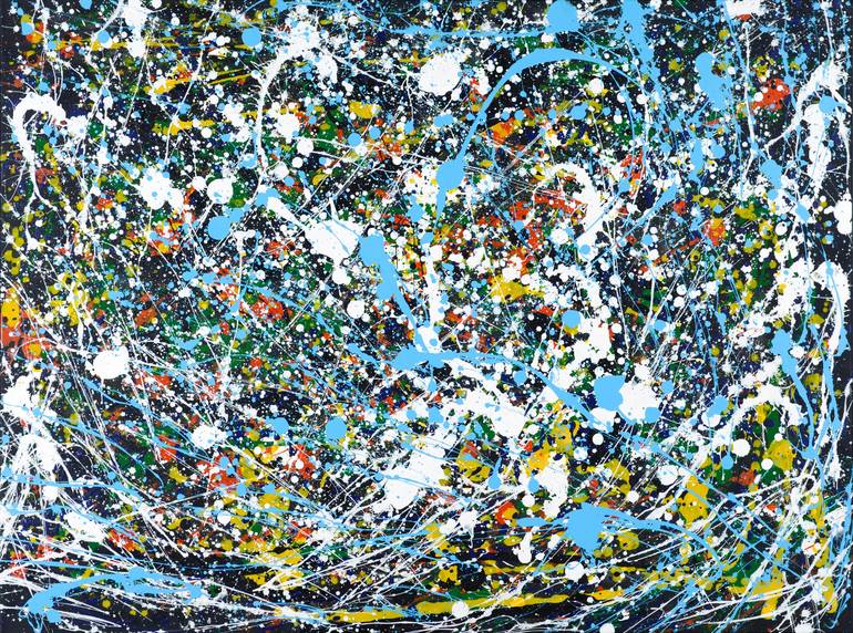 Pollock Theme No. 1 Painting by Greg Beebe | Saatchi Art
