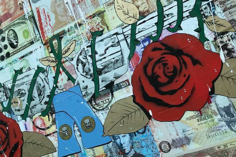 Guns N' Roses Collage by Greg Beebe | Saatchi Art