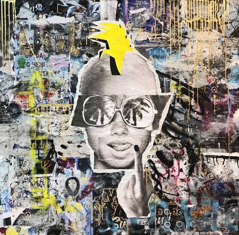 Punk Collage by Greg Beebe | Saatchi Art