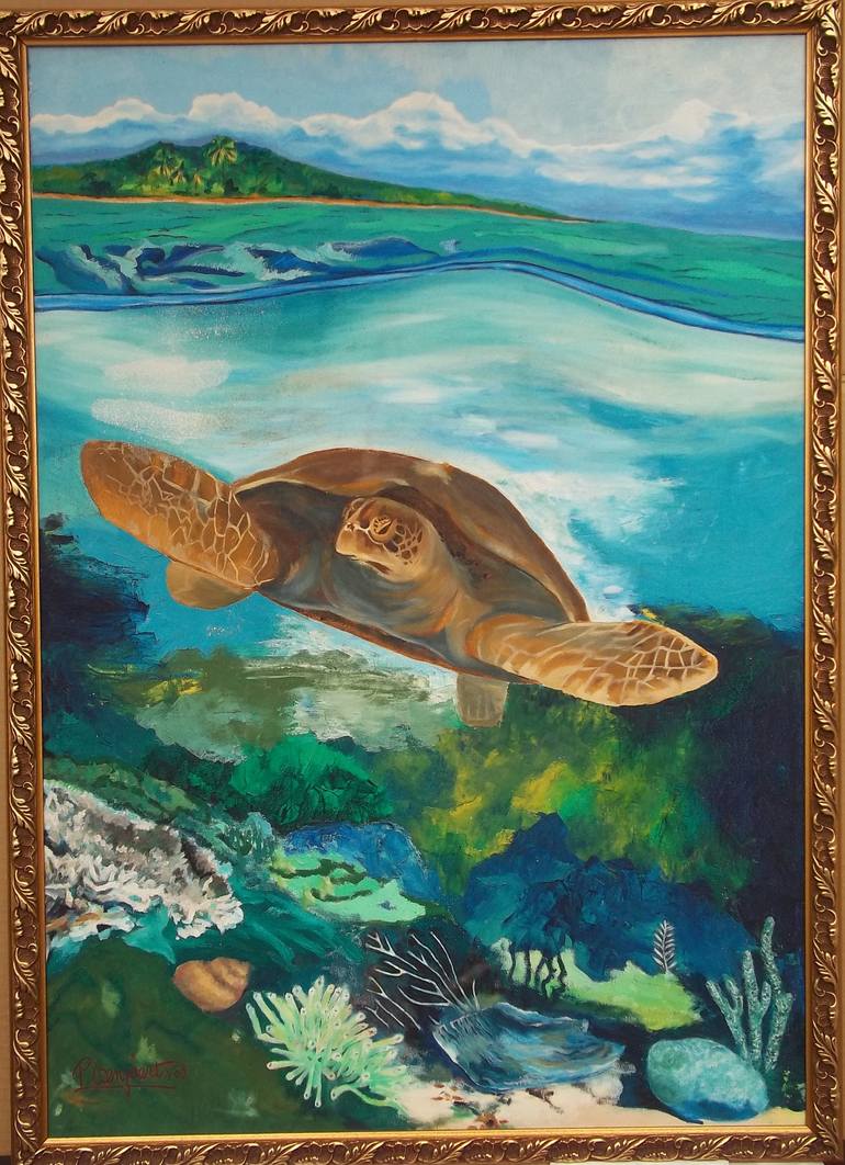 Exploration. Painting by Patricia Coenjaerts | Saatchi Art