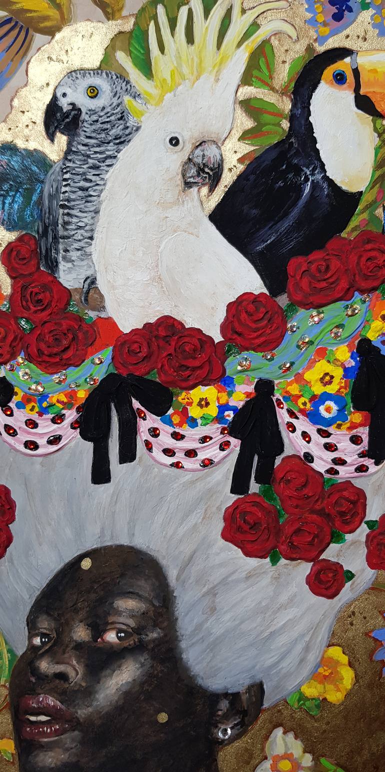 La mouche : la coquette Painting by B A H M A N | Saatchi Art