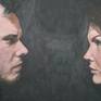 Stare. Painting by Scott Docherty | Saatchi Art