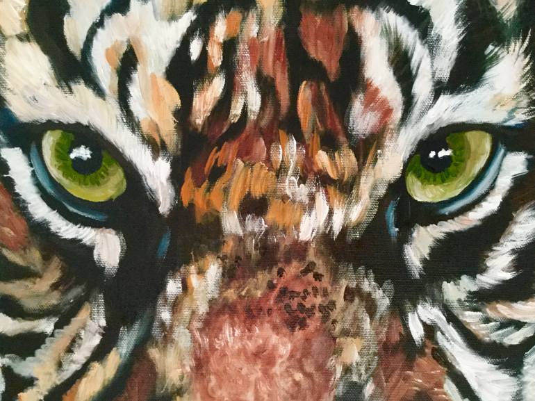 TIGER. MODERN URBAN ART OFFICE ART DECOR HOME DECOR GIFT IDEA LARGE ...