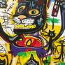 Pyro Cat 1984 version of famous painting by Jean-Michel Basquiat ...