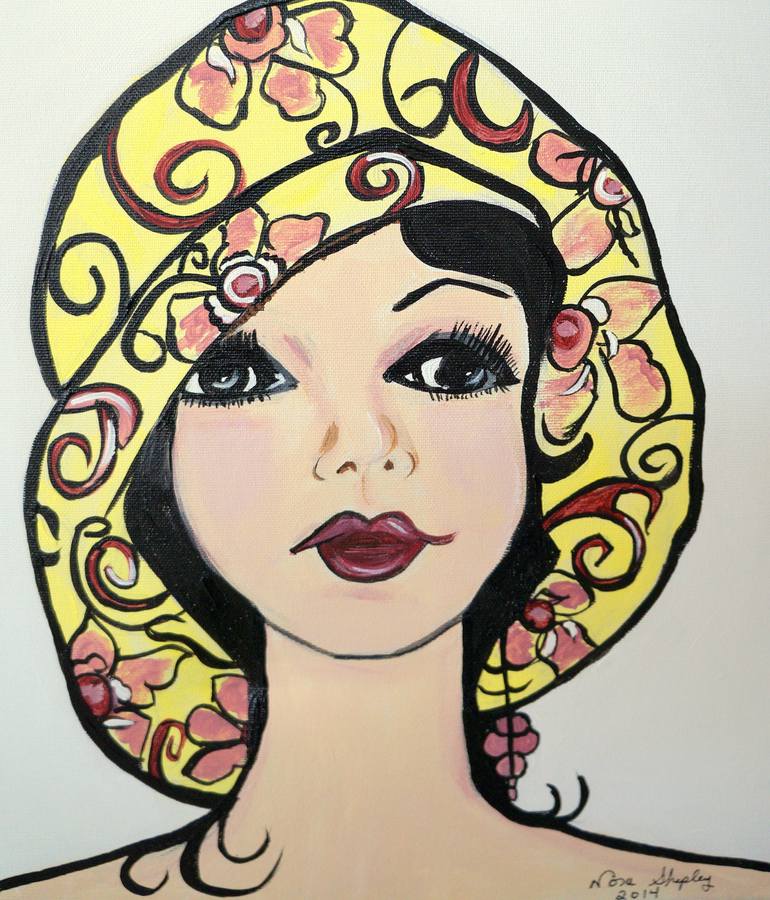 Art Deco Faces Art Deco Ceramic Asian Lady Head Face Compelling