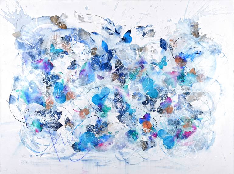 serenity 2 Painting by simone monney | Saatchi Art