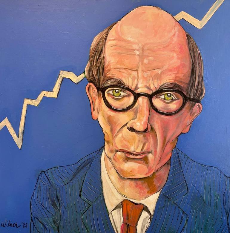 Mr. Dollars Painting by James Wilner | Saatchi Art