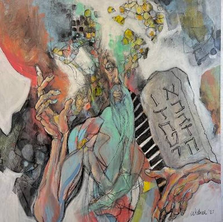 Moses Painting by James Wilner | Saatchi Art