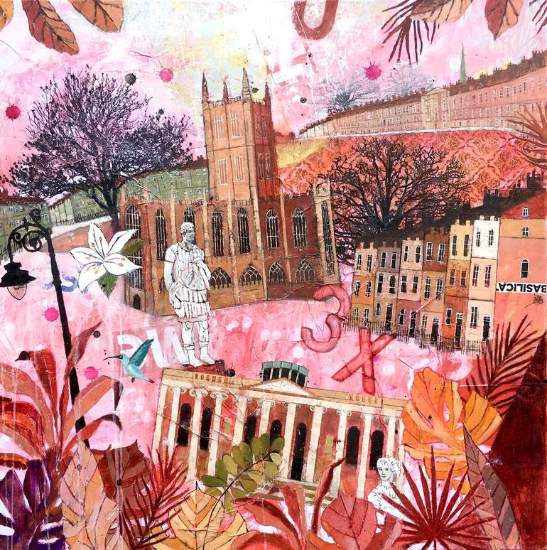 The Pump Room, Bath Painting by Richard Burel | Saatchi Art