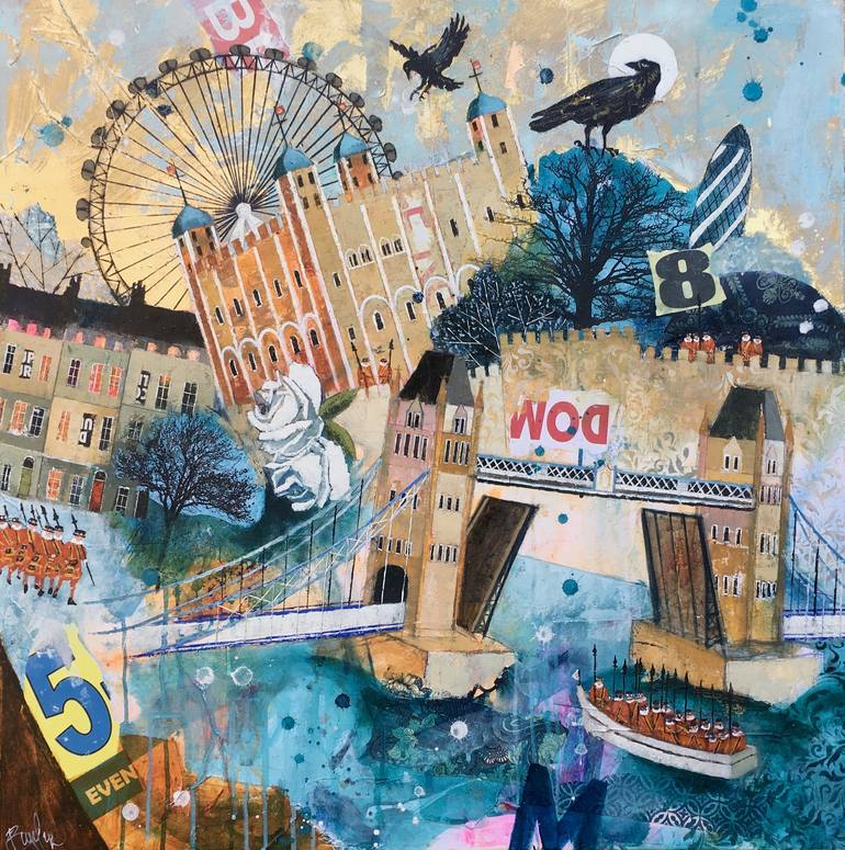 beefeaters london Painting by Richard Burel | Saatchi Art