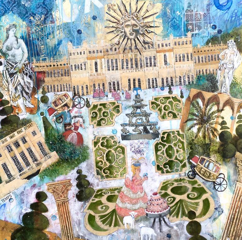 Versailles, Paris Painting by Richard Burel | Saatchi Art