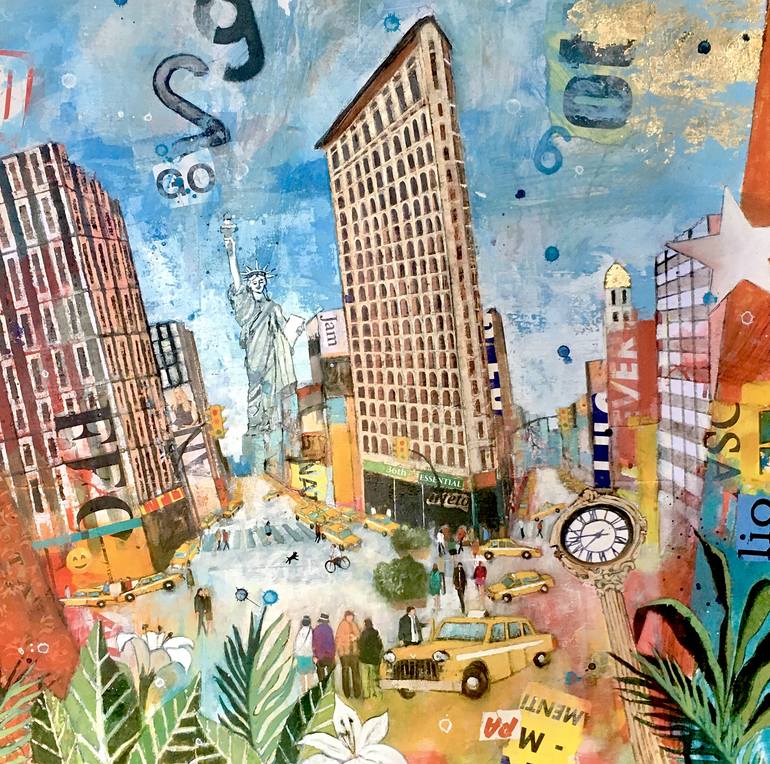 Flatiron building, New York Painting by Richard Burel | Saatchi Art