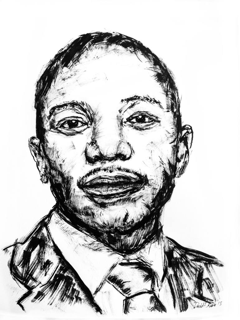 Mmusi Aloysias Maimane Drawing by David Rabie | Saatchi Art