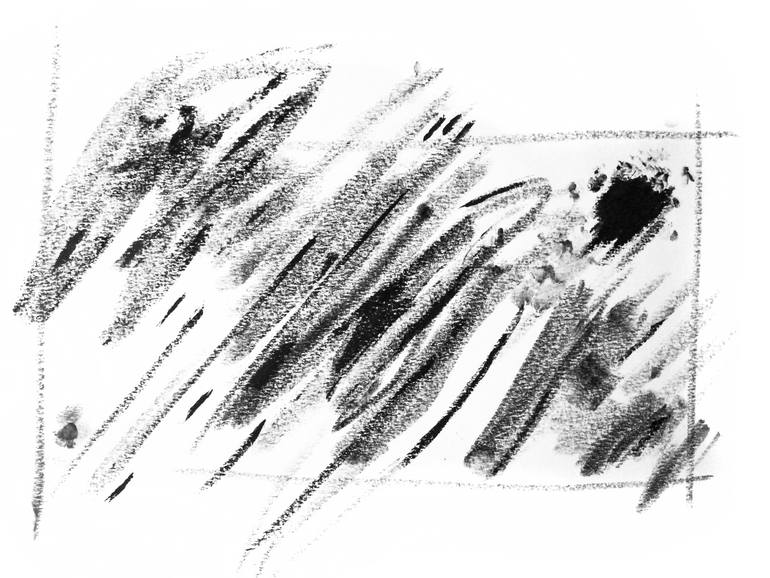 Black Rain Drawing by David Rabie | Saatchi Art