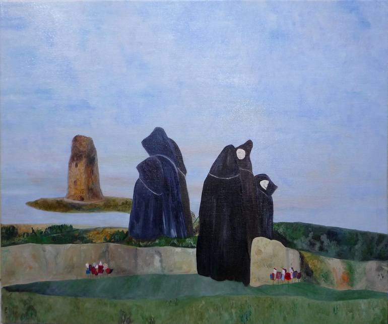 The Tower. Painting by Laurence Friedlander | Saatchi Art