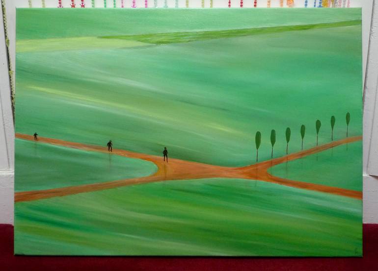 Dawn. Painting by Laurence Friedlander | Saatchi Art