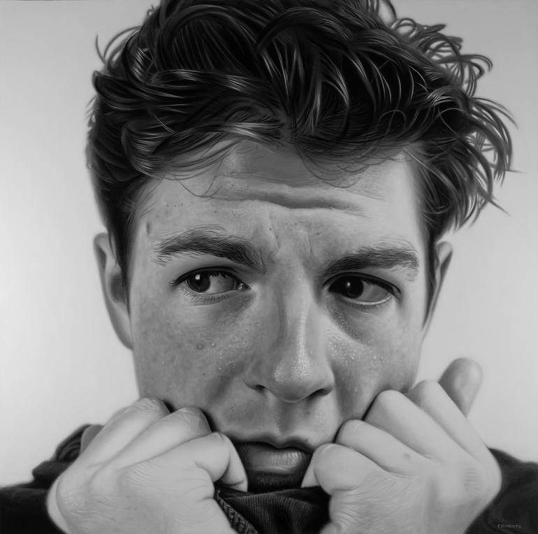 Portrait of Ryan Painting by Tony Chimento | Saatchi Art