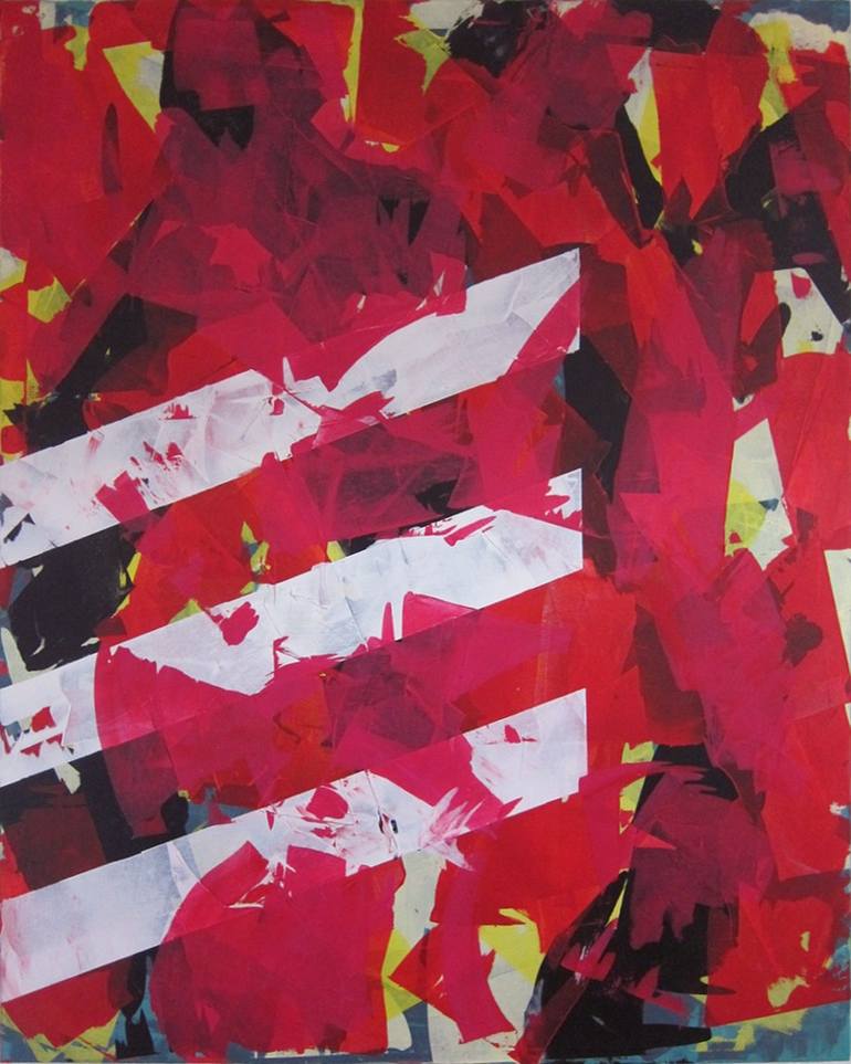 original stripes Painting by Peter Scherrer | Saatchi Art