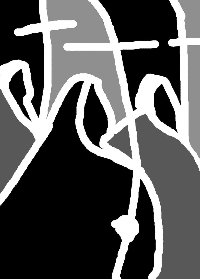 The Righteous Drawing by Zodiak Paredes | Saatchi Art