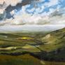 A View to Holme Moss Painting by Lucy Fiona Morrison | Saatchi Art