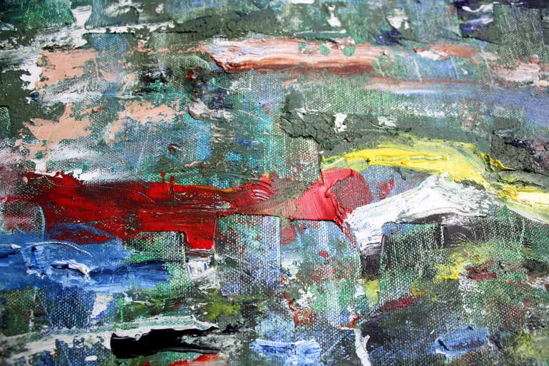 Snaps from the scene Painting by Ganesh Bhat | Saatchi Art