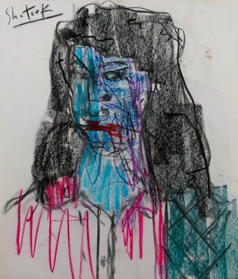 Pink Blouse Drawing by Shateek Brown | Saatchi Art