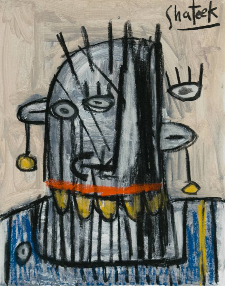 The Farmer's Wife Painting by Shateek Brown | Saatchi Art