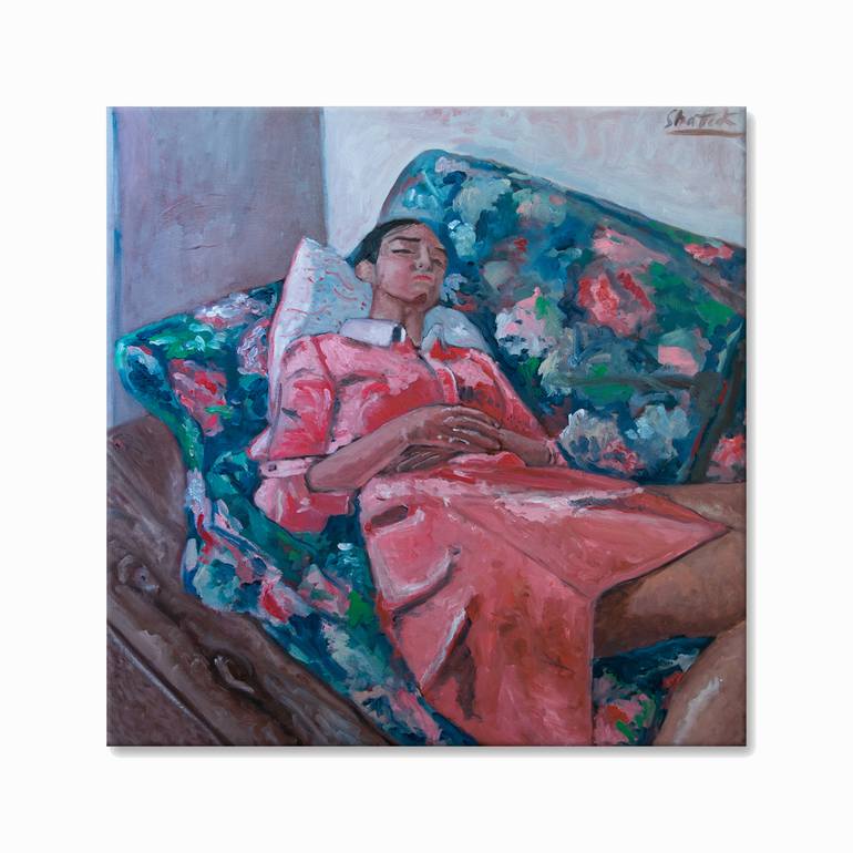 An Afternoon Nap Painting by Shateek Brown | Saatchi Art