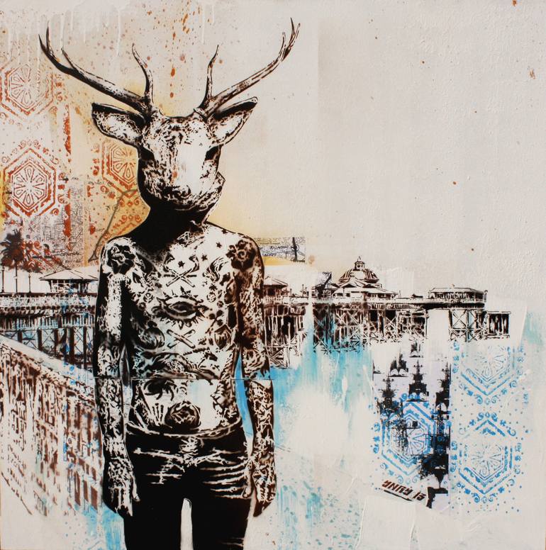 Hunted! Painting by STAN YNRY | Saatchi Art