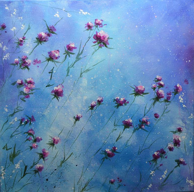 Windblown Painting by Kat Warren | Saatchi Art