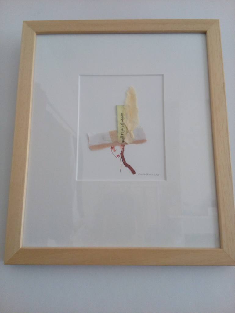 Papyrus Hat Collage by Els van Egeraat | Saatchi Art