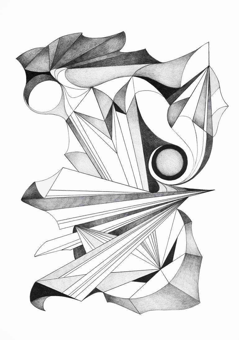 Interconnected Drawing by Vanda Sagi | Saatchi Art