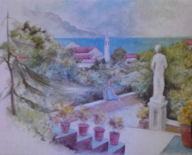 Lac Maggiore Painting by Guy Huygens | Saatchi Art