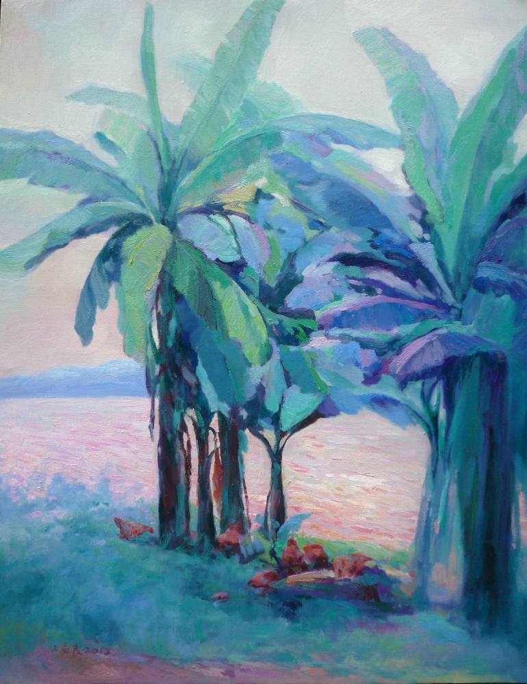 Peaceful Painting by Ken Wong | Saatchi Art