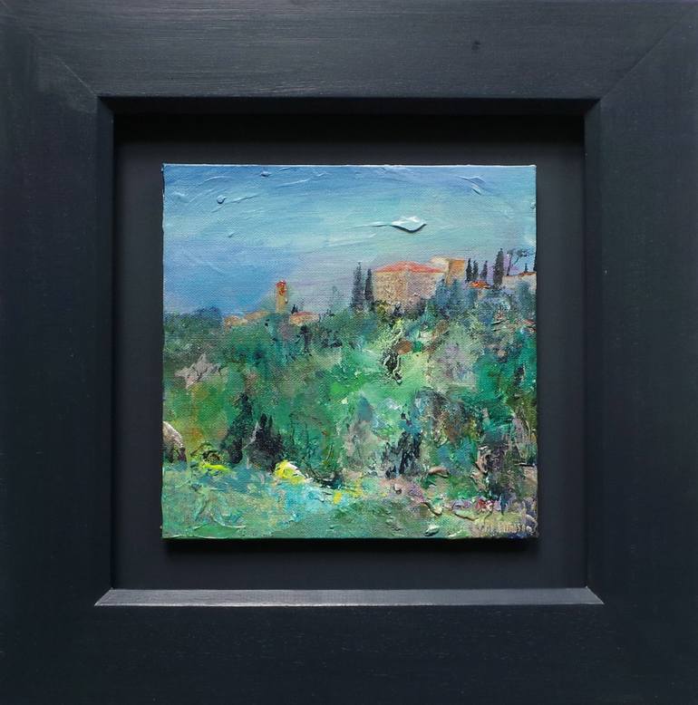 Umbrian Landscape Painting by Hatti Pattisson | Saatchi Art