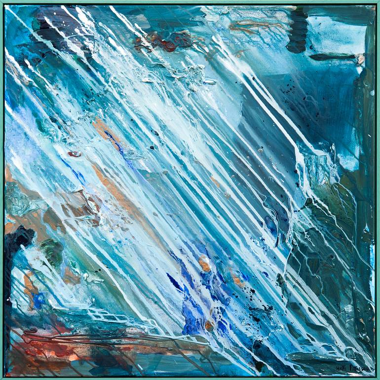 Beneath the Surface Painting by Hatti Pattisson | Saatchi Art