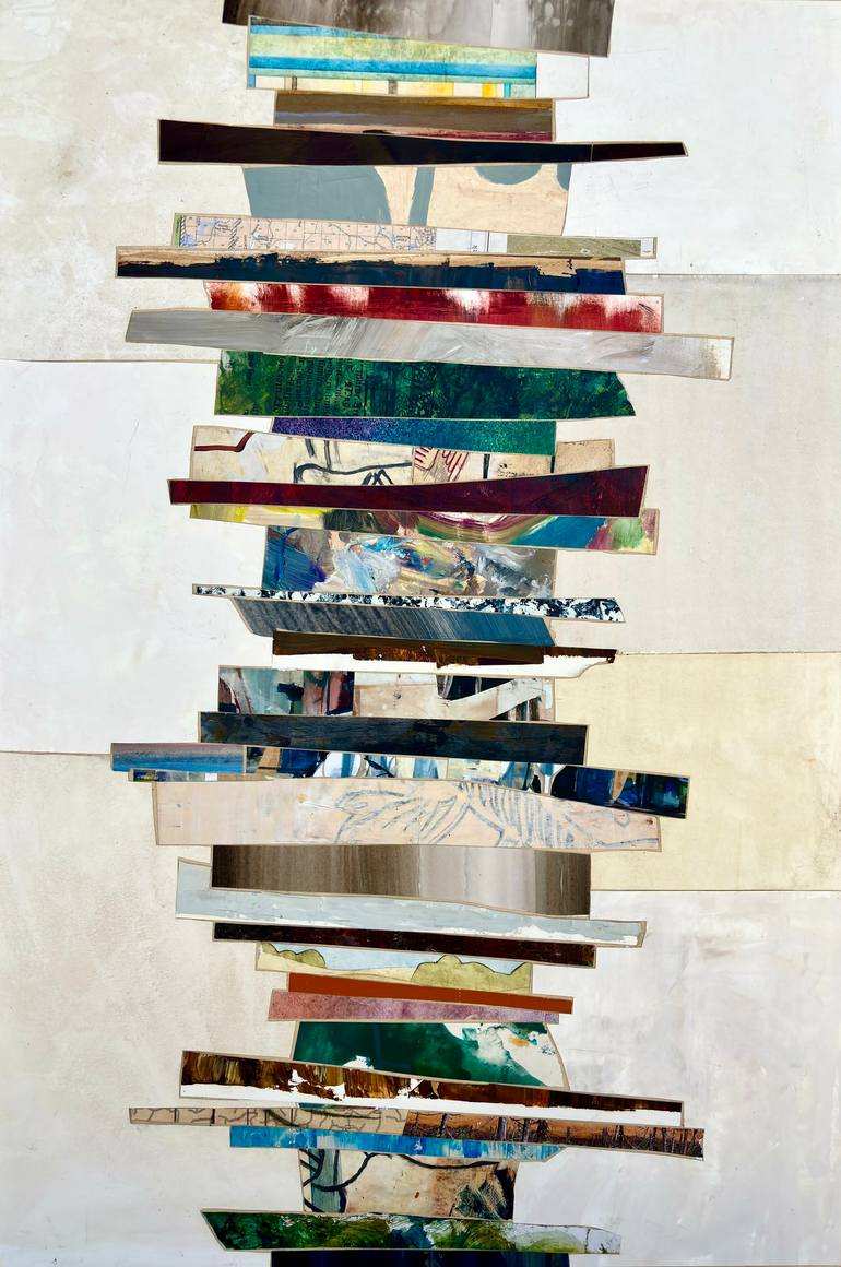 Untitled (Endless Column, 8/30/2024) Mixed Media by Jason Wright ...