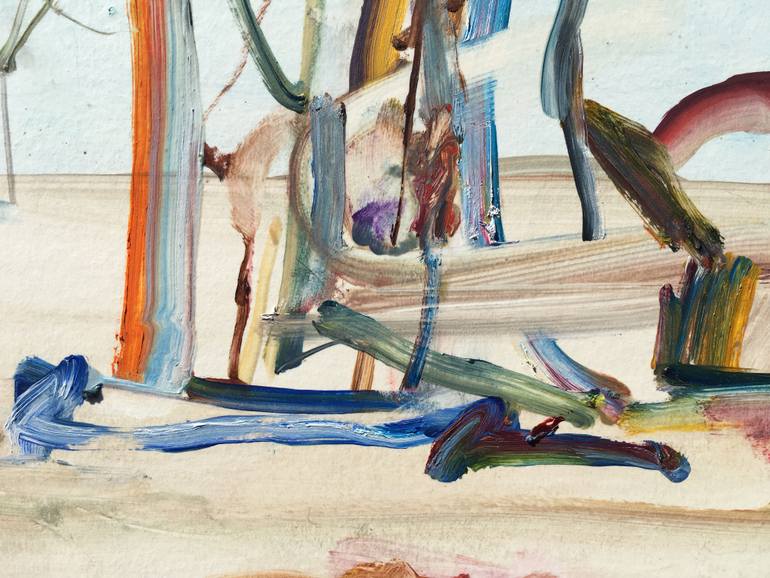 Making it Up (Burning Man Conversation Painting) Painting by Jason ...